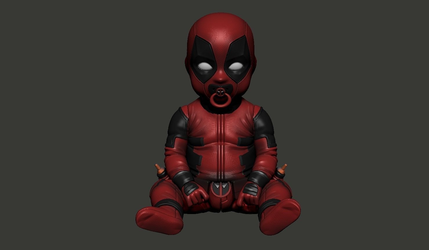Babypool Baby Deadpool 3D model 3D printable | CGTrader