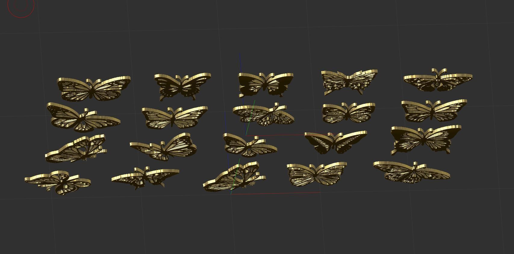 Butterfly Collection Pack 3D model 3D printable | CGTrader