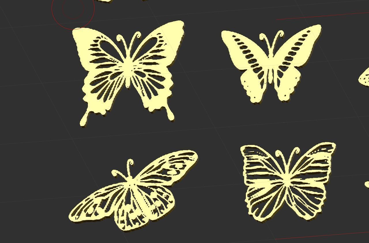 Butterfly Collection Pack 3D model 3D printable | CGTrader