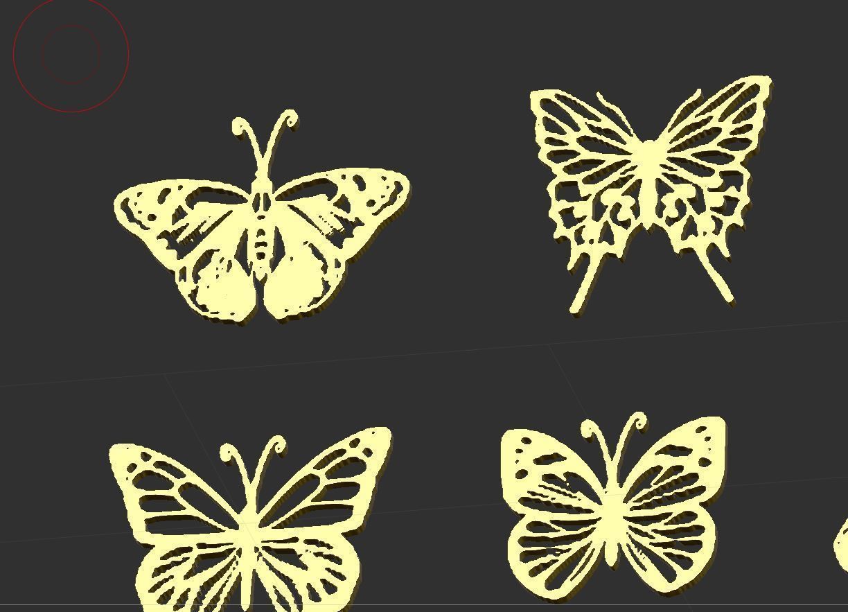 Butterfly Collection Pack 3D model 3D printable | CGTrader