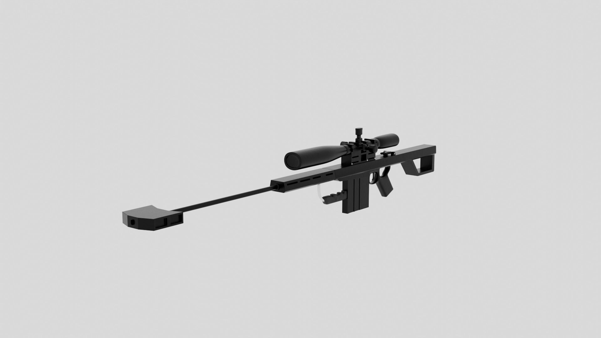 Barrett M82 3D model | CGTrader
