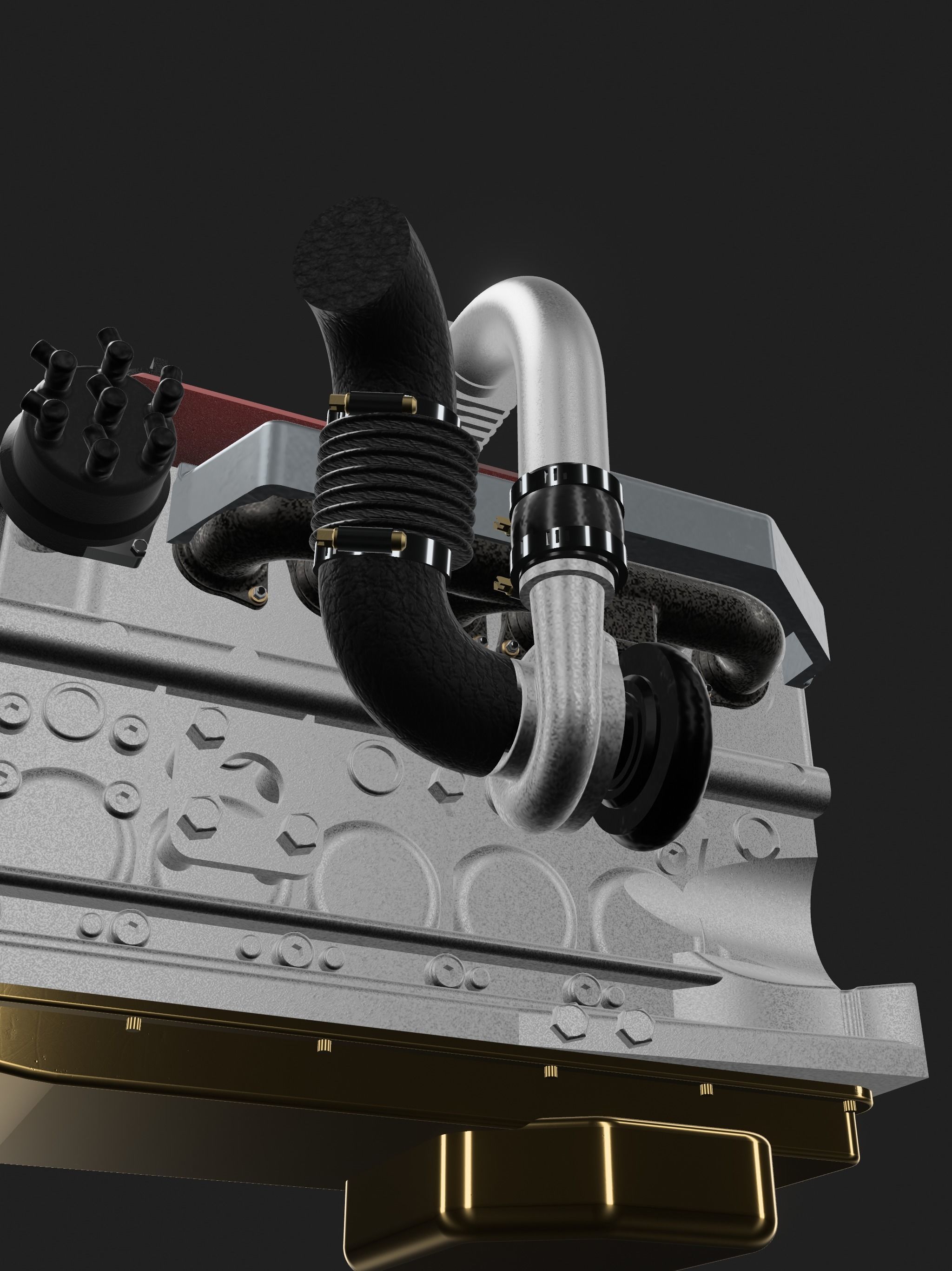 Holden RB30 OEM spec VL Turbo SOHC 3D model 3D printable | CGTrader