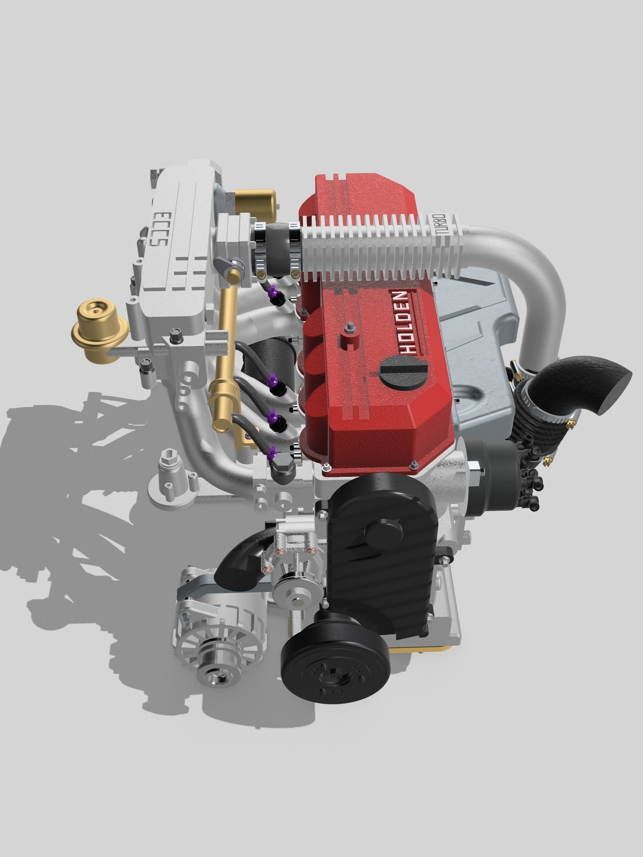 Holden RB30 OEM spec VL Turbo SOHC 3D model 3D printable | CGTrader
