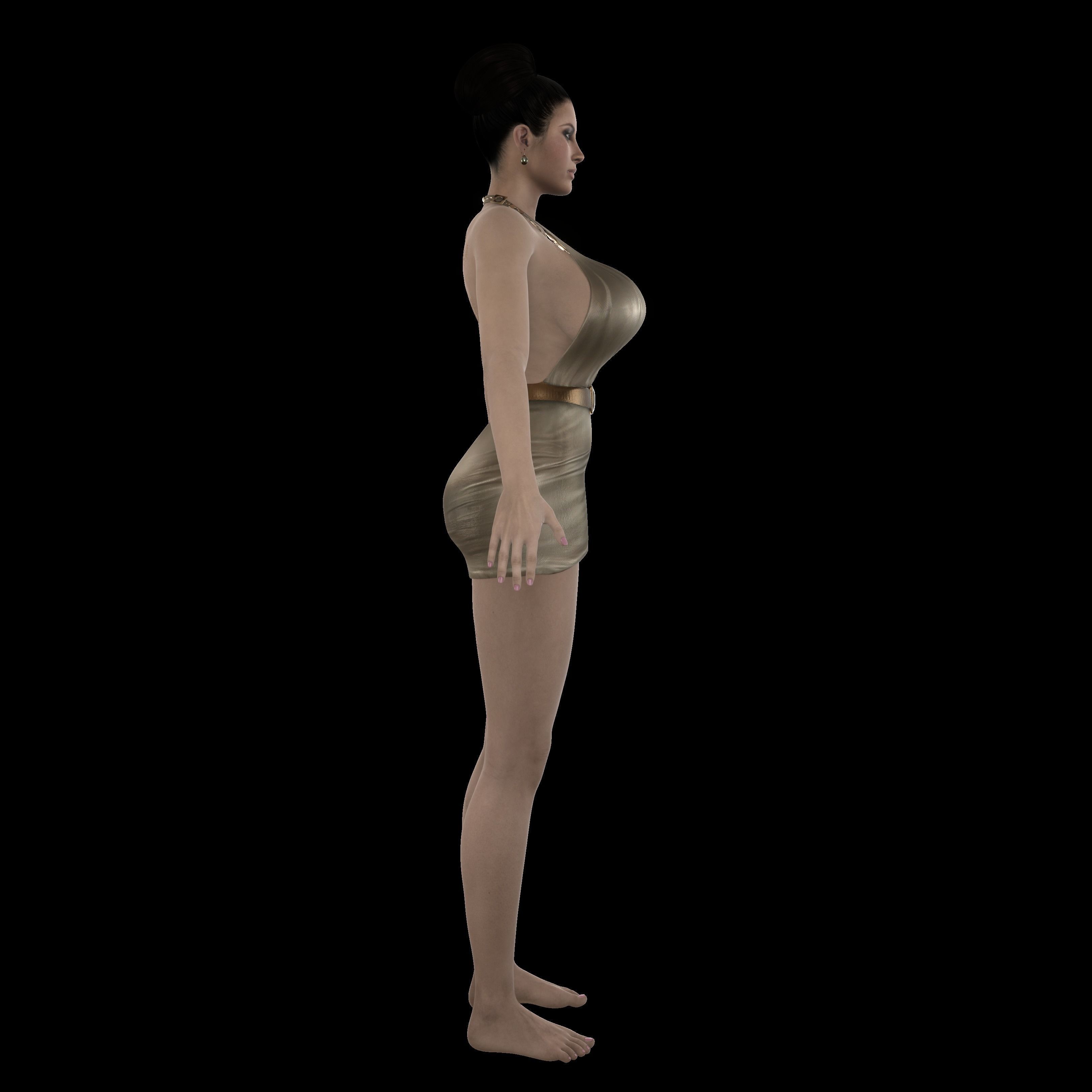 3D model Excella Gionne VR / AR / low-poly | CGTrader