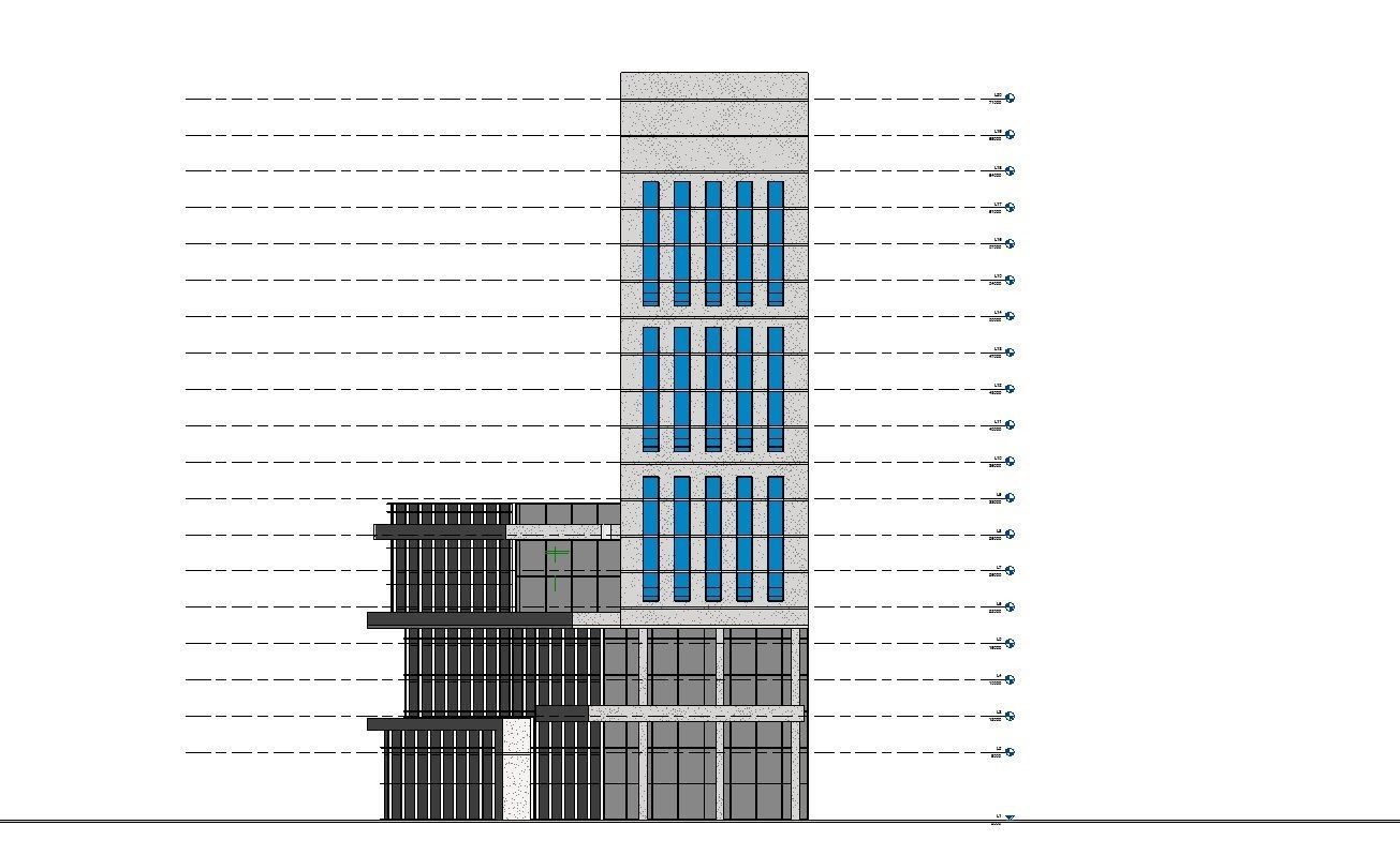 Office Building CM17 - Revit Project 3D model | CGTrader