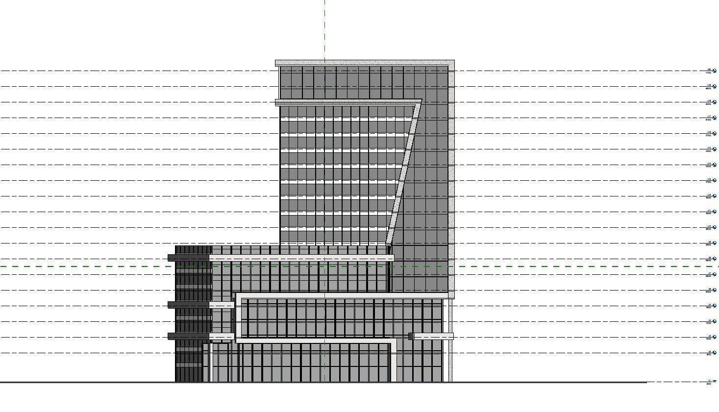 Office Building CM17 - Revit Project 3D model | CGTrader
