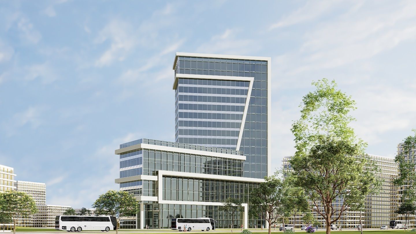 Office Building CM17 - Revit Project 3D model | CGTrader