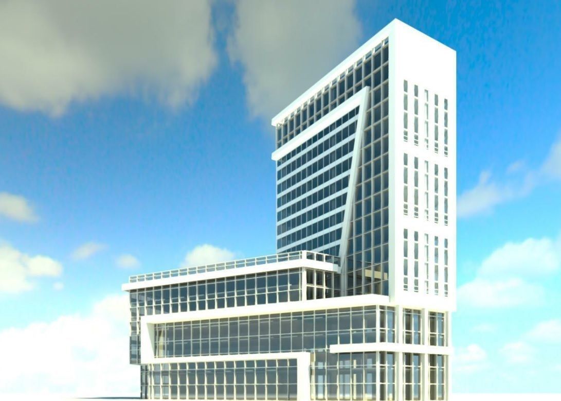 Office Building CM17 - Revit Project 3D model | CGTrader
