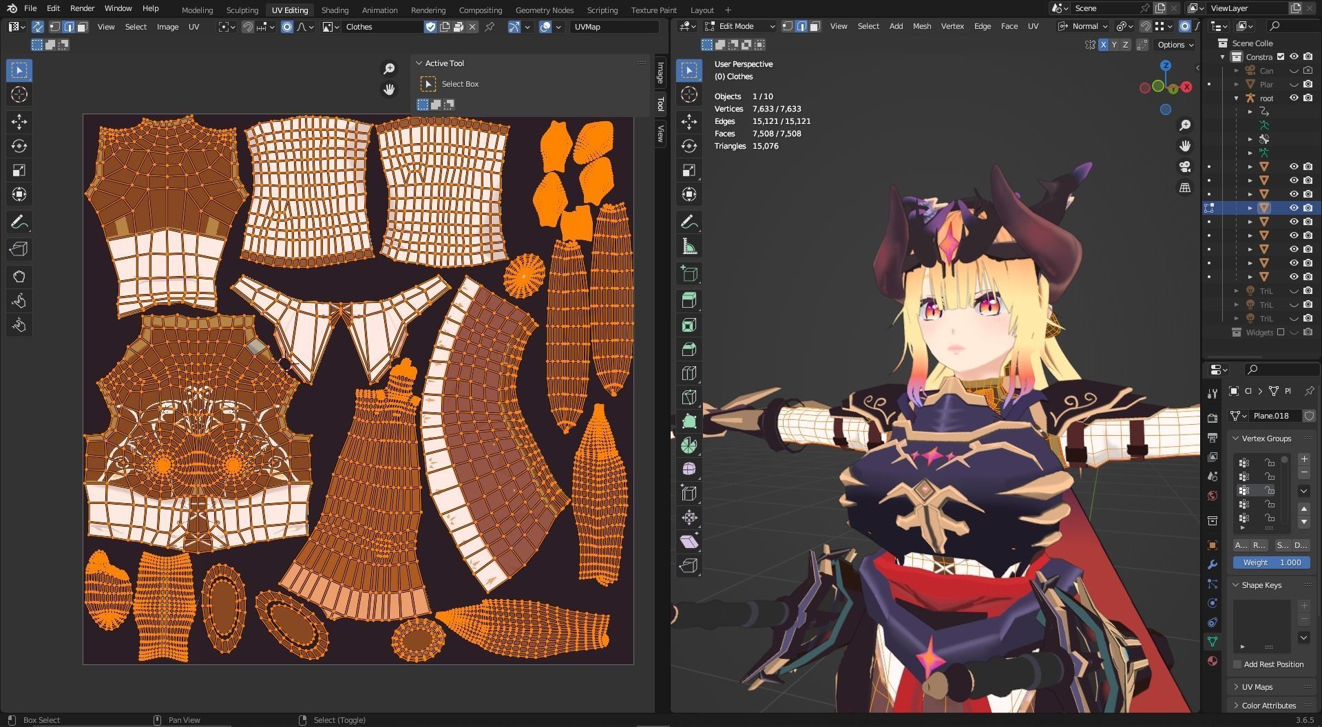 3d Model Anime Girl Codename Ruby Vr Ar Low Poly Cgtrader