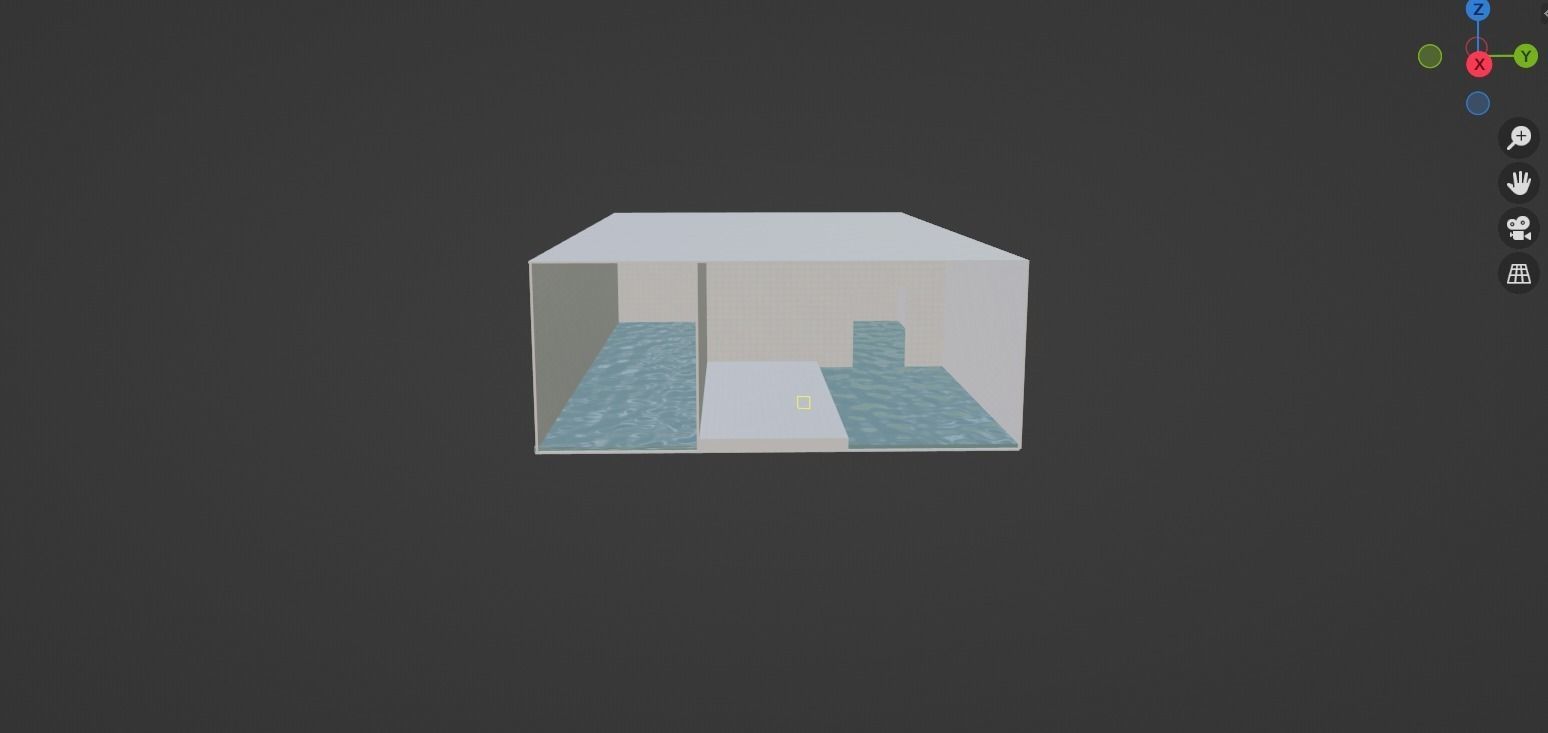 Poolroms Liminal Space 3D model | CGTrader