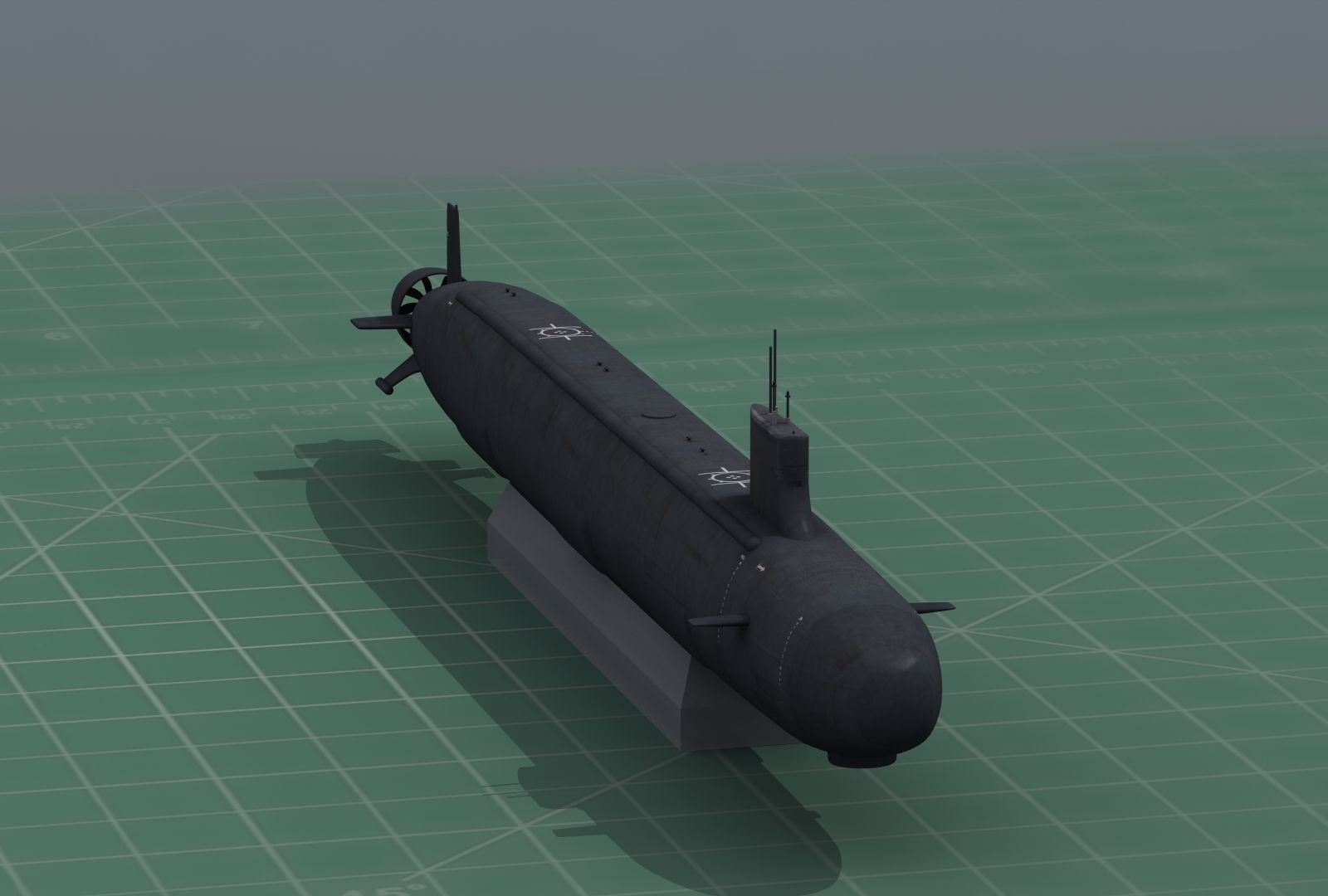 USS Virginia Nuclear Submarine SSN 3D Print STL Model 3D model 3D ...