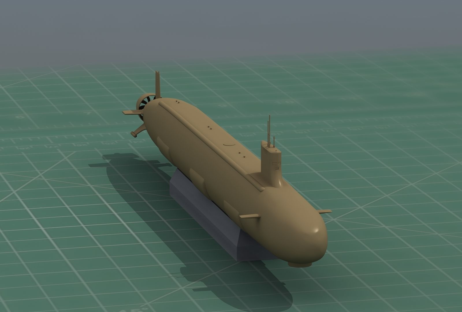 USS Virginia Nuclear Submarine SSN 3D Print STL Model 3D model 3D ...