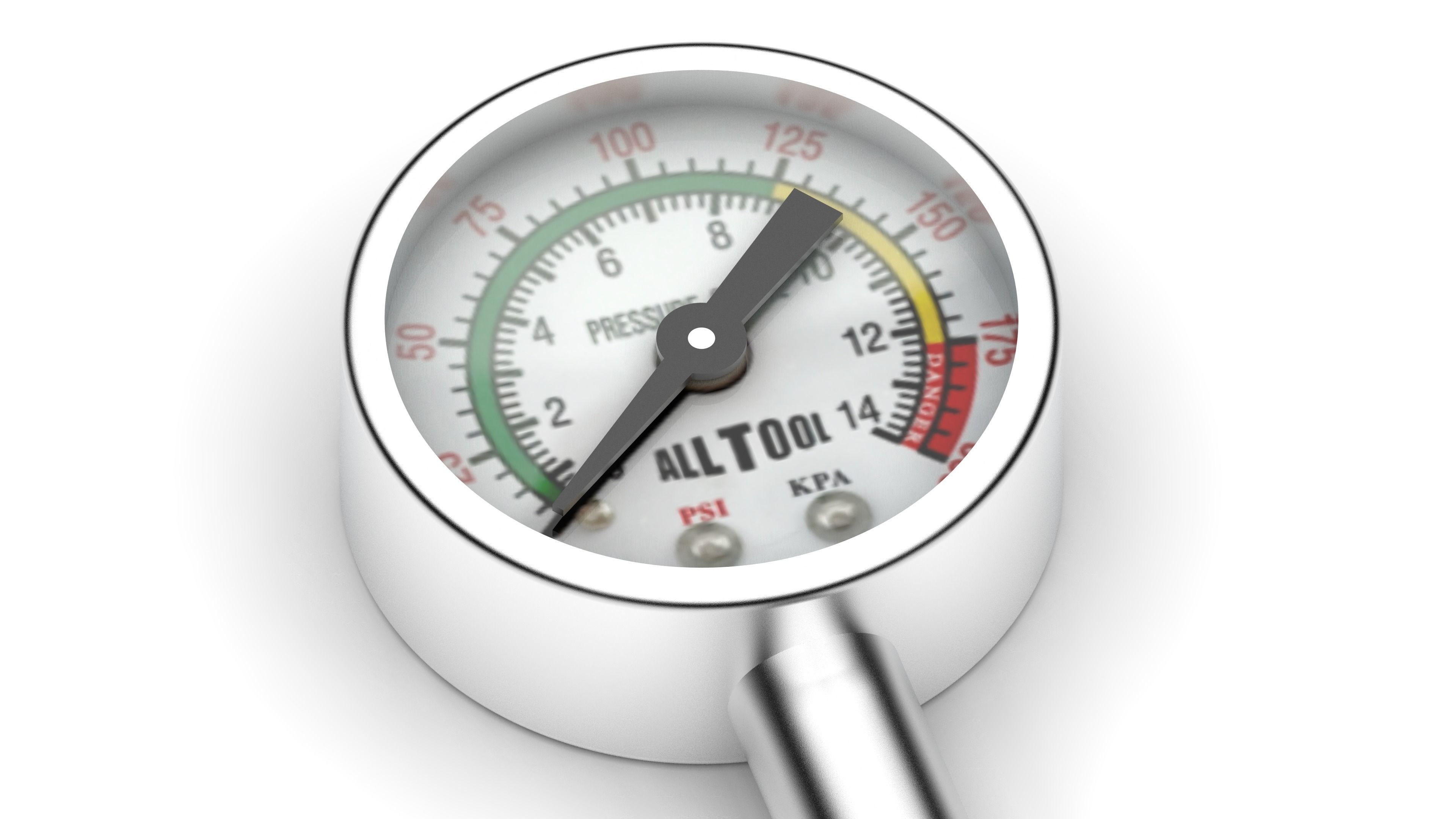 Pressure Gauge 4K 3D model | CGTrader