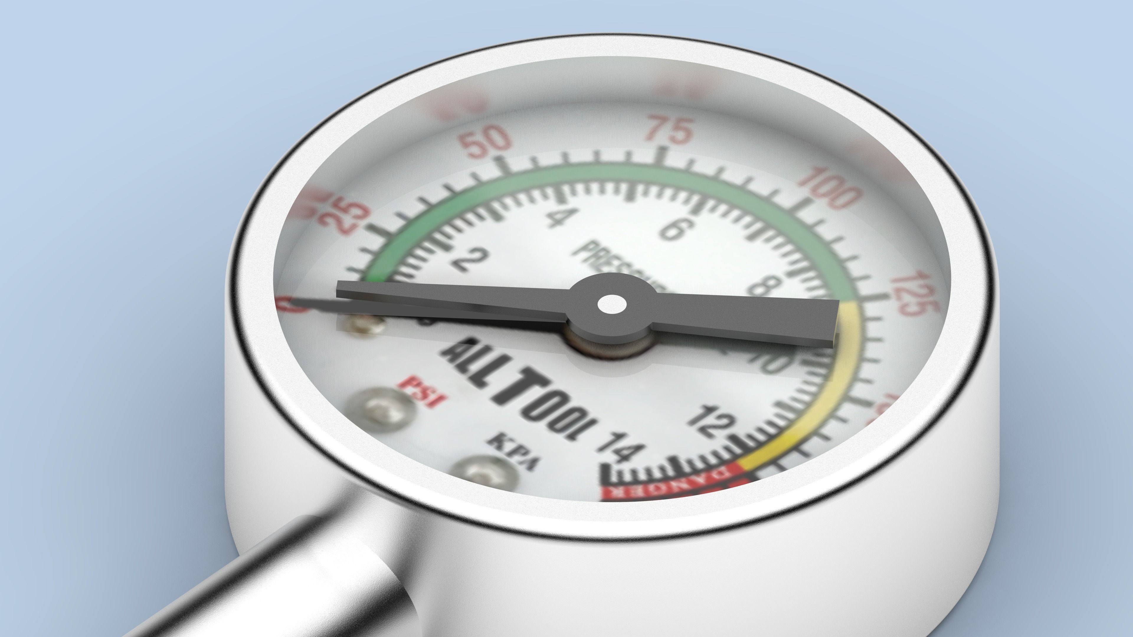 Pressure Gauge 4K 3D model | CGTrader