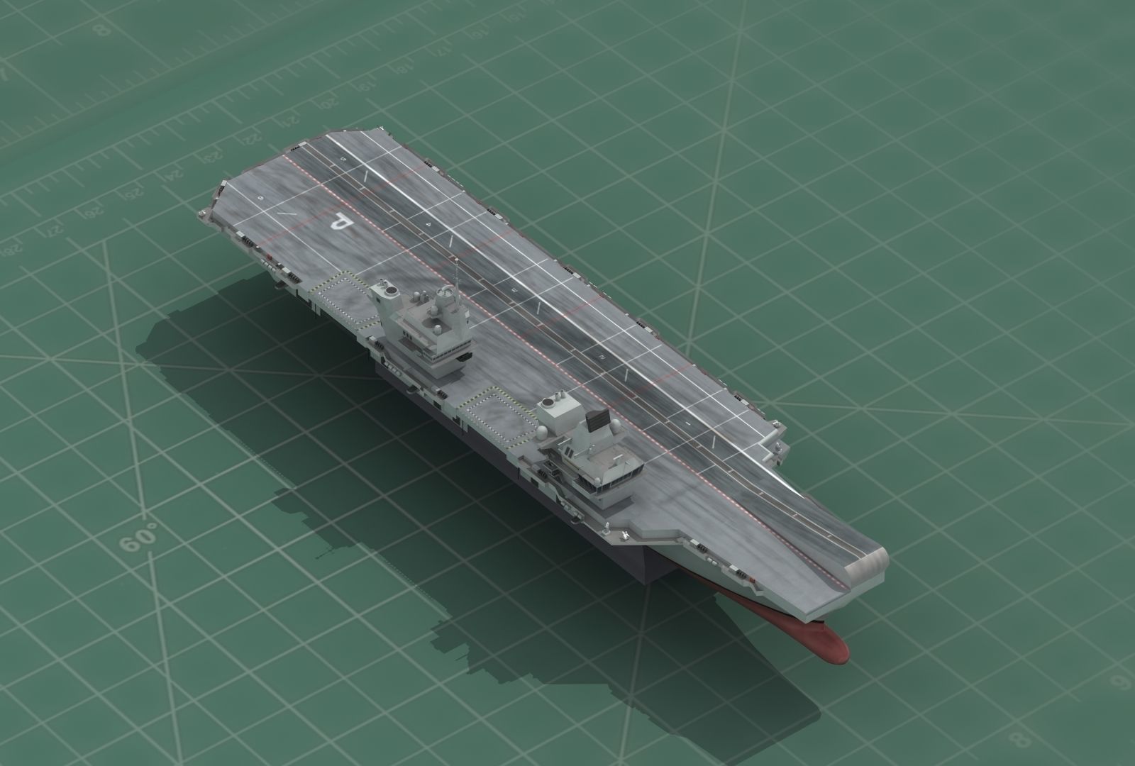 HMS Prince of Wales Aircraft Carrier 3D Print STL Model 3D model 3D ...