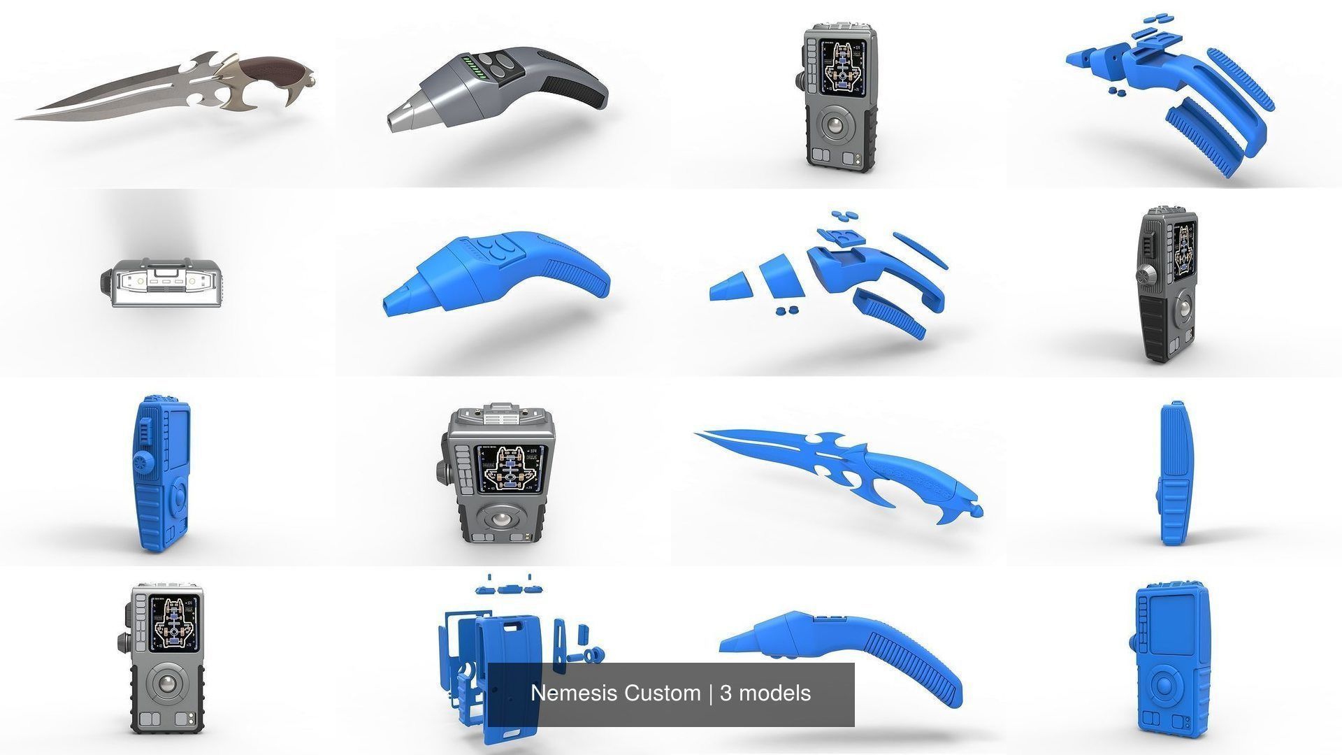 Nemesis Custom 3D Model Collection 3D printable | CGTrader