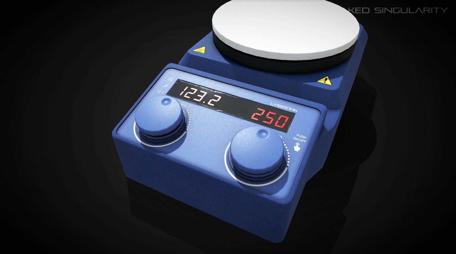 3D model Magnetic Stirrer - Laboratory - PBR - Low poly VR / AR / low ...
