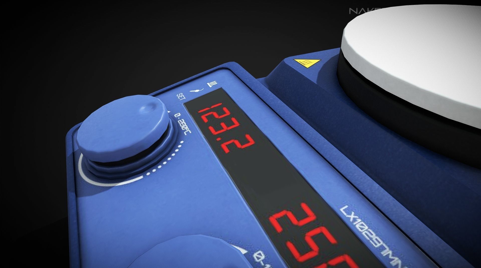 3D model Magnetic Stirrer - Laboratory - PBR - Low poly VR / AR / low ...