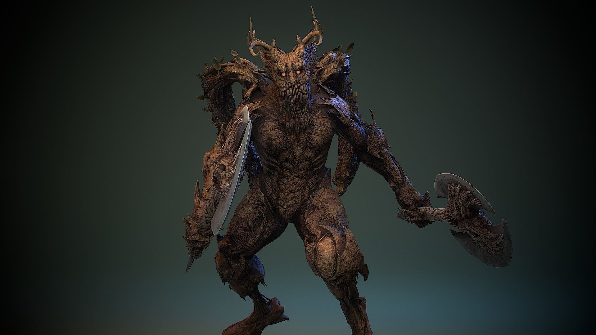 3D model Forest Creature VR / AR / low-poly | CGTrader