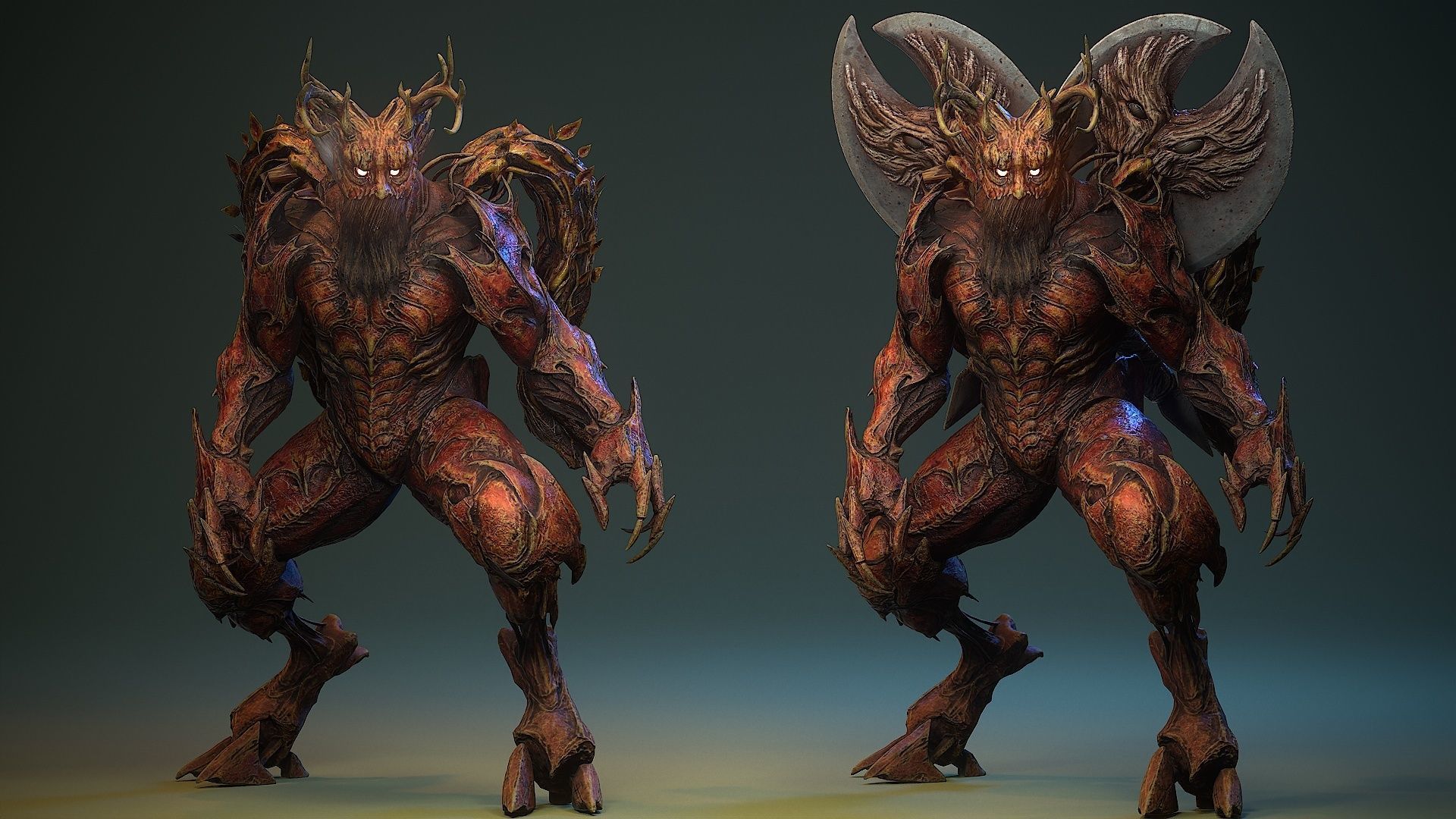 3D model Forest Creature VR / AR / low-poly | CGTrader
