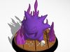 Gengar and stand display free 3D model 3D printable | CGTrader
