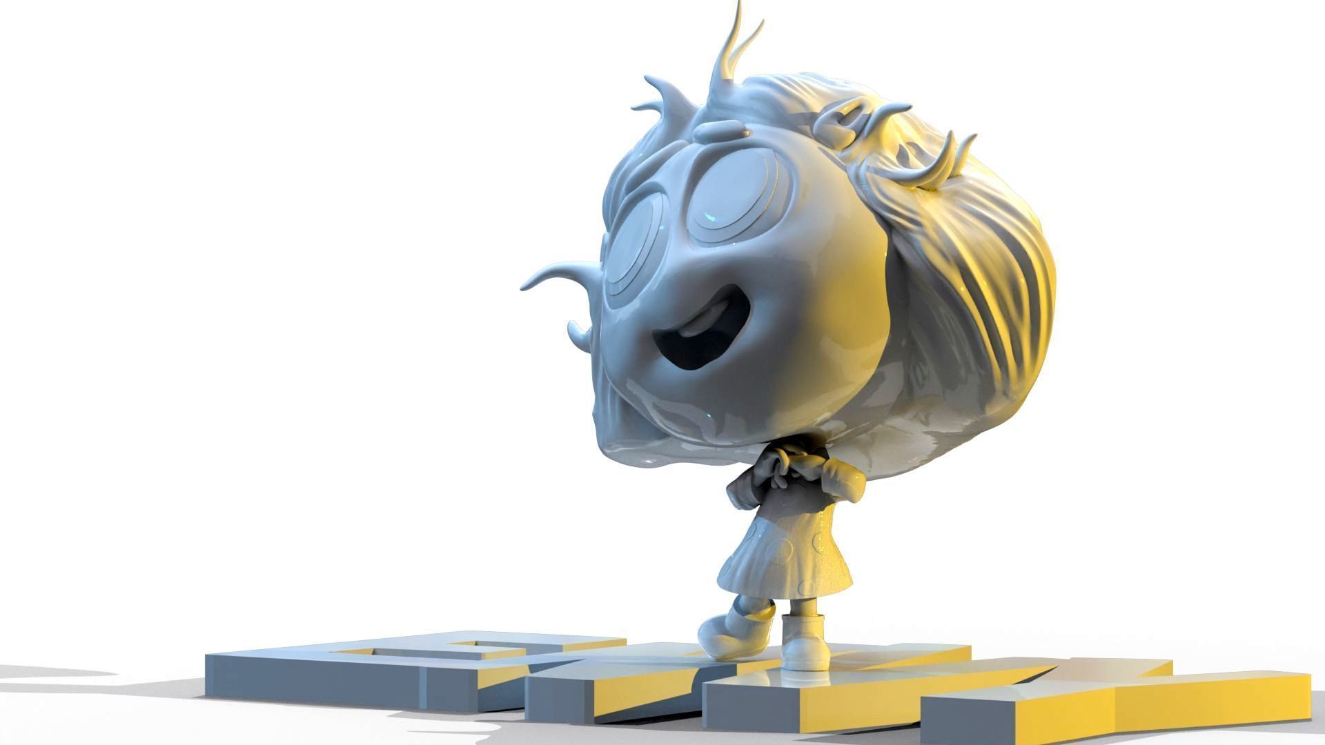 Envy from Inside Out Printable STL 3D model 3D printable | CGTrader