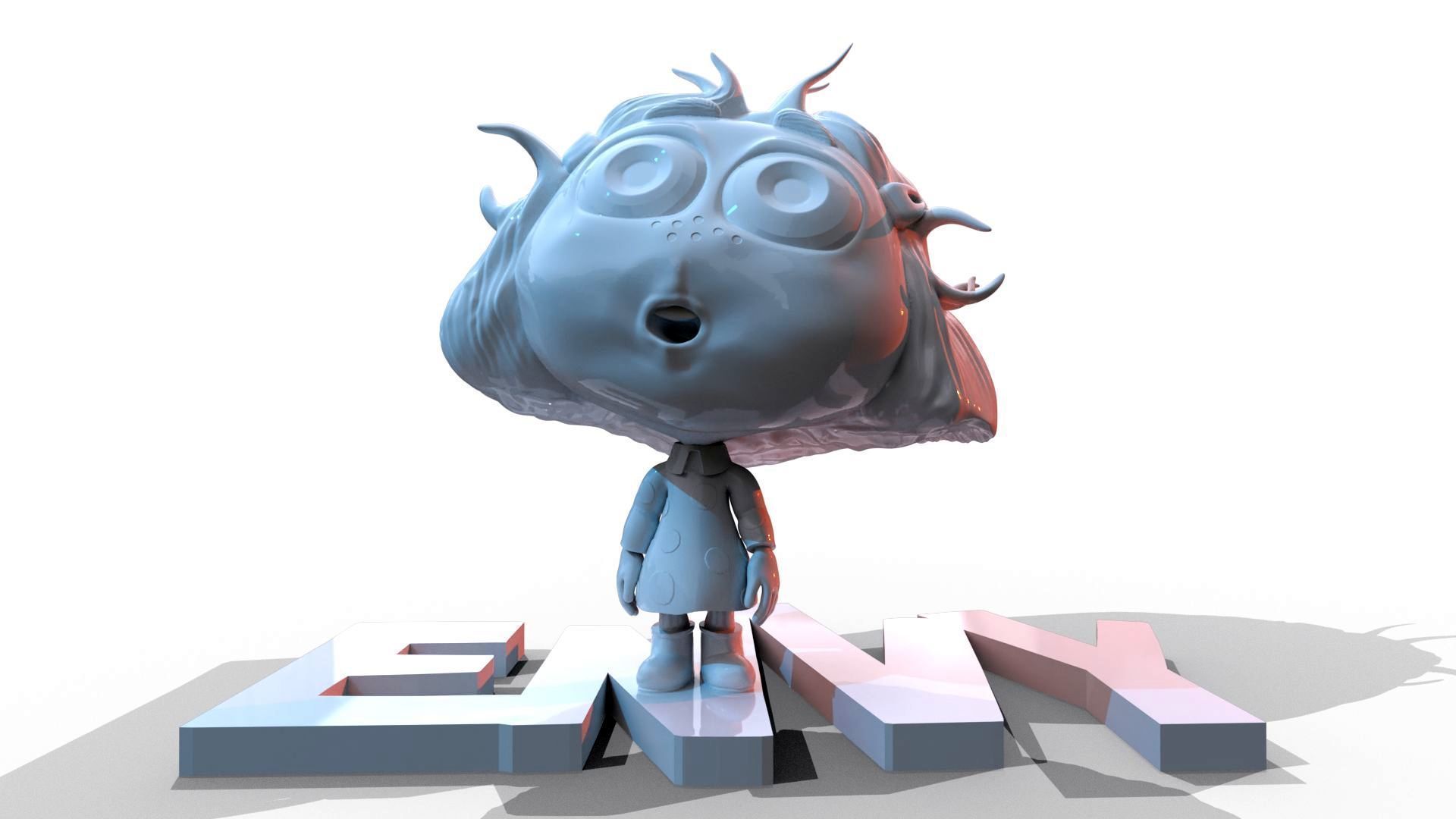 Envy from Inside Out Printable STL 3D model 3D printable | CGTrader