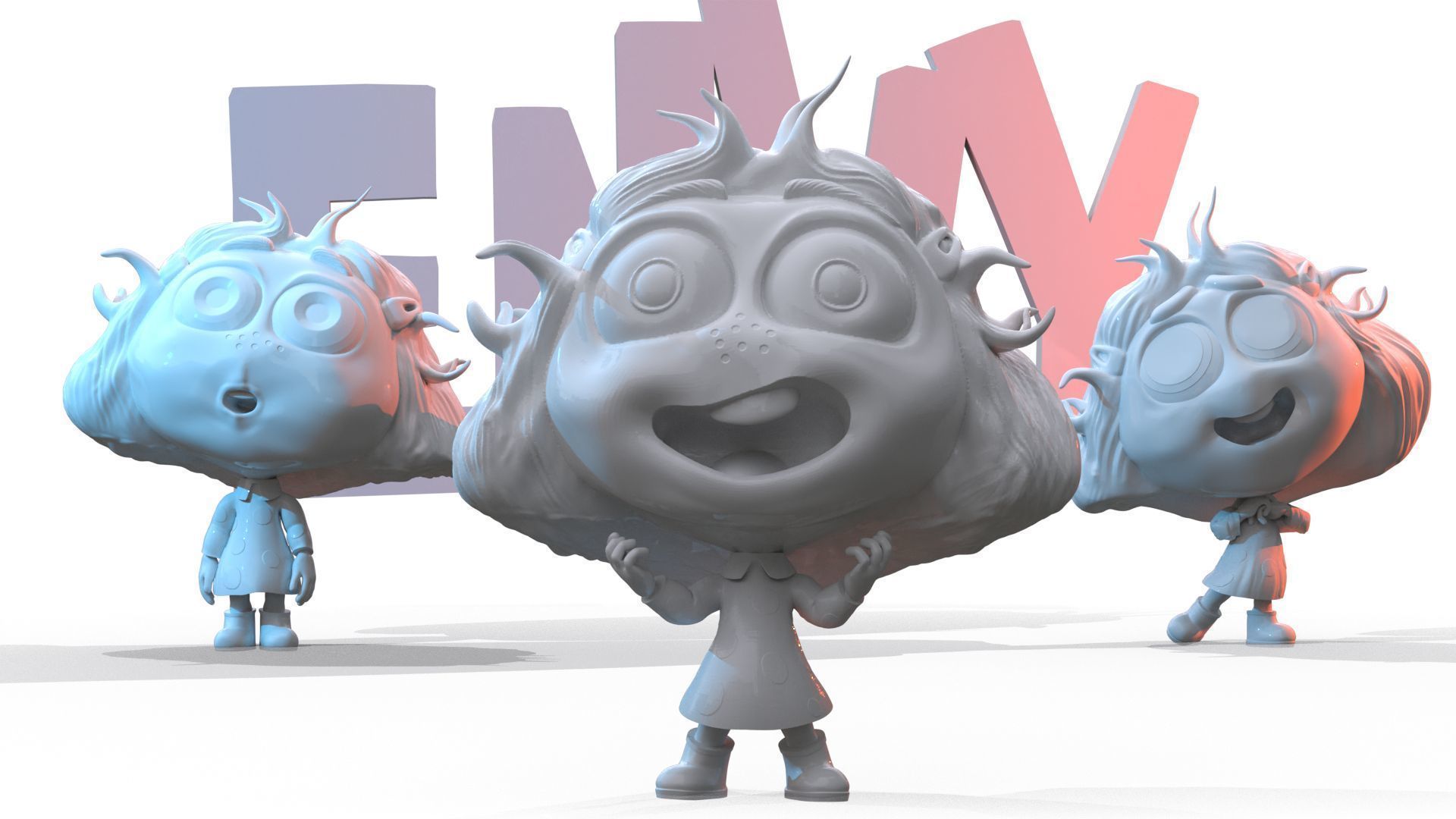 Envy from Inside Out Printable STL 3D model 3D printable | CGTrader