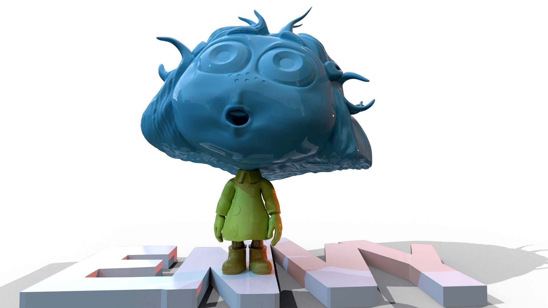 Envy from Inside Out Printable STL 3D model 3D printable | CGTrader