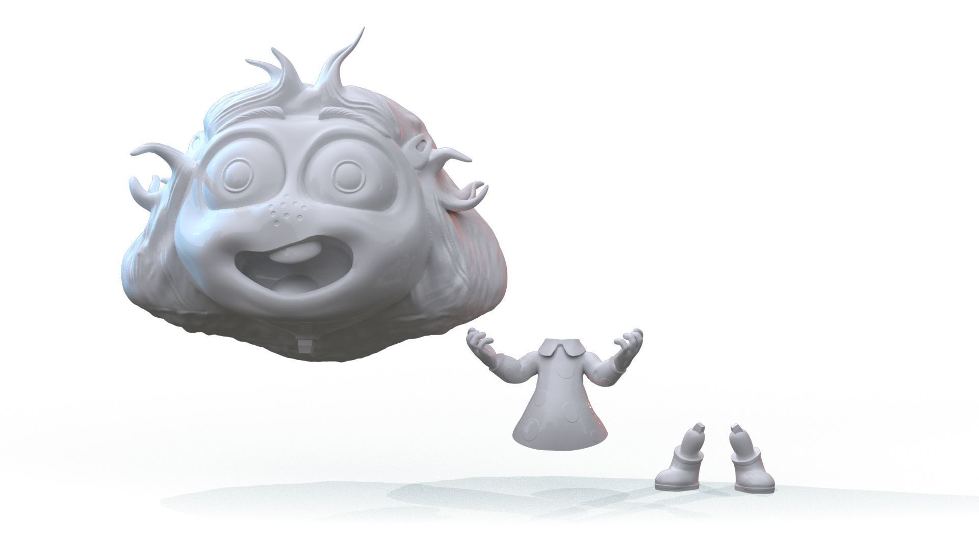 Envy from Inside Out Printable STL 3D model 3D printable | CGTrader