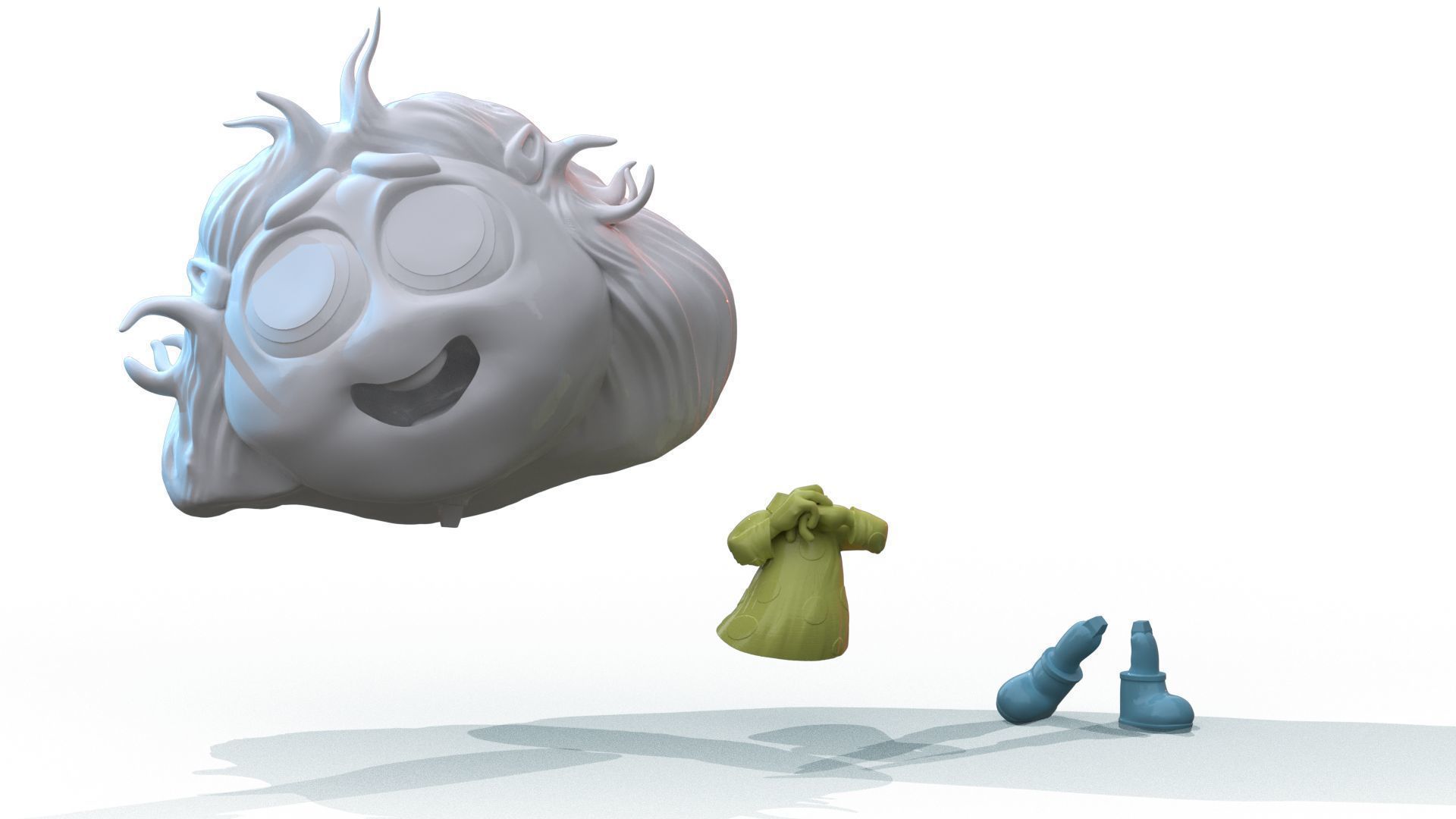 Envy from Inside Out Printable STL 3D model 3D printable | CGTrader