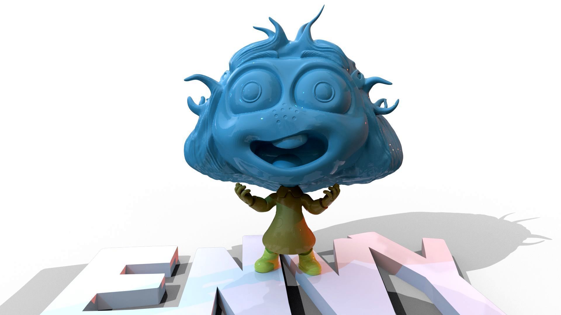 Envy from Inside Out Printable STL 3D model 3D printable | CGTrader
