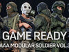 3D model AAA MODULAR SOLDIER PACK Vol3 VR / AR / low-poly | CGTrader