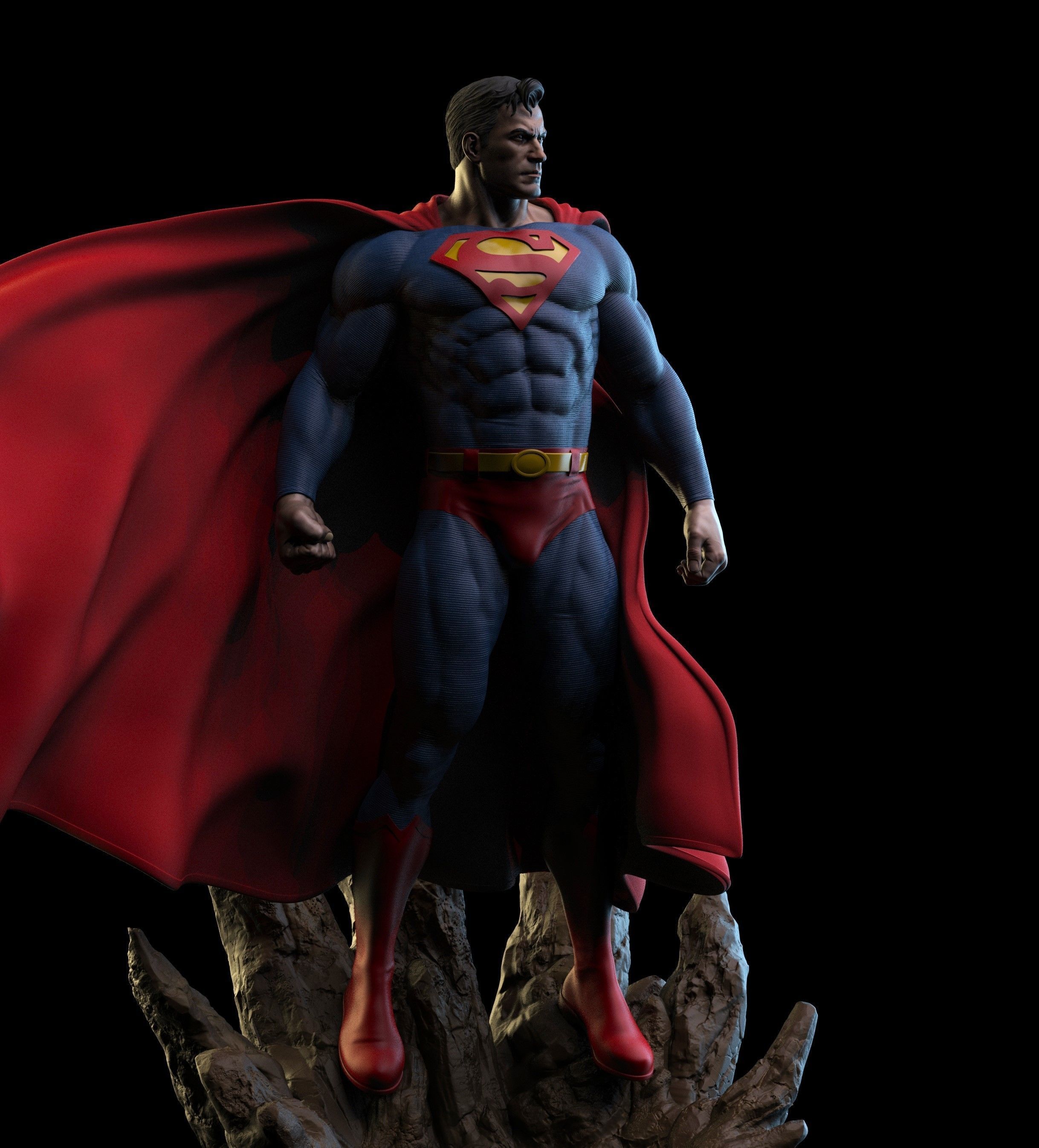 Superman stl model for 3d printing 3D model 3D printable | CGTrader