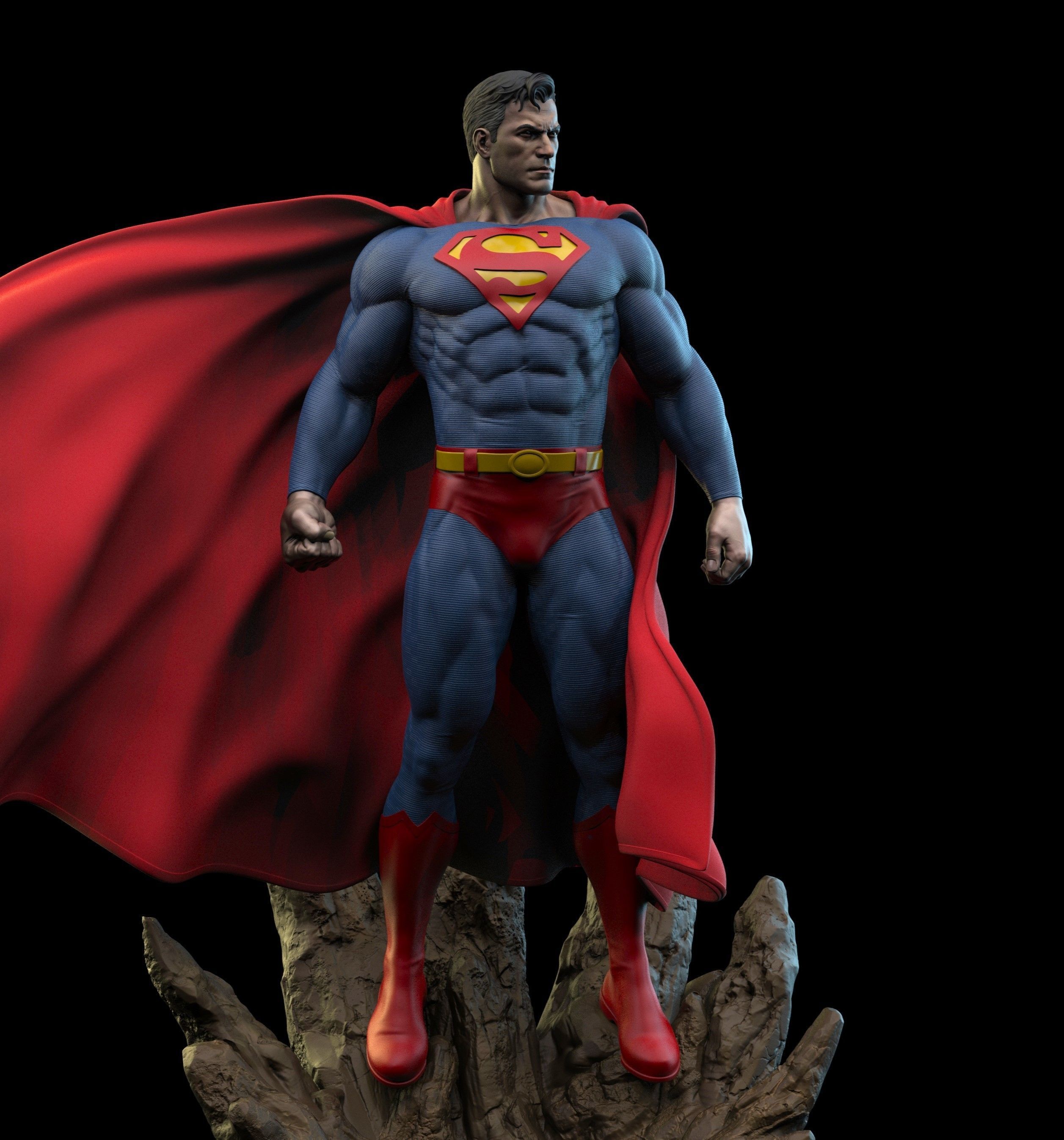 Superman stl model for 3d printing 3D model 3D printable | CGTrader
