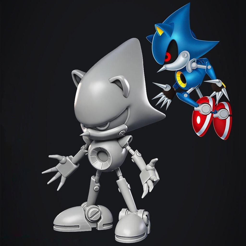 Metal Sonic - Sonic CD 3D model 3D printable | CGTrader