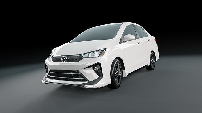 Perodua Bezza D42L Facelift 2020 3D model | CGTrader