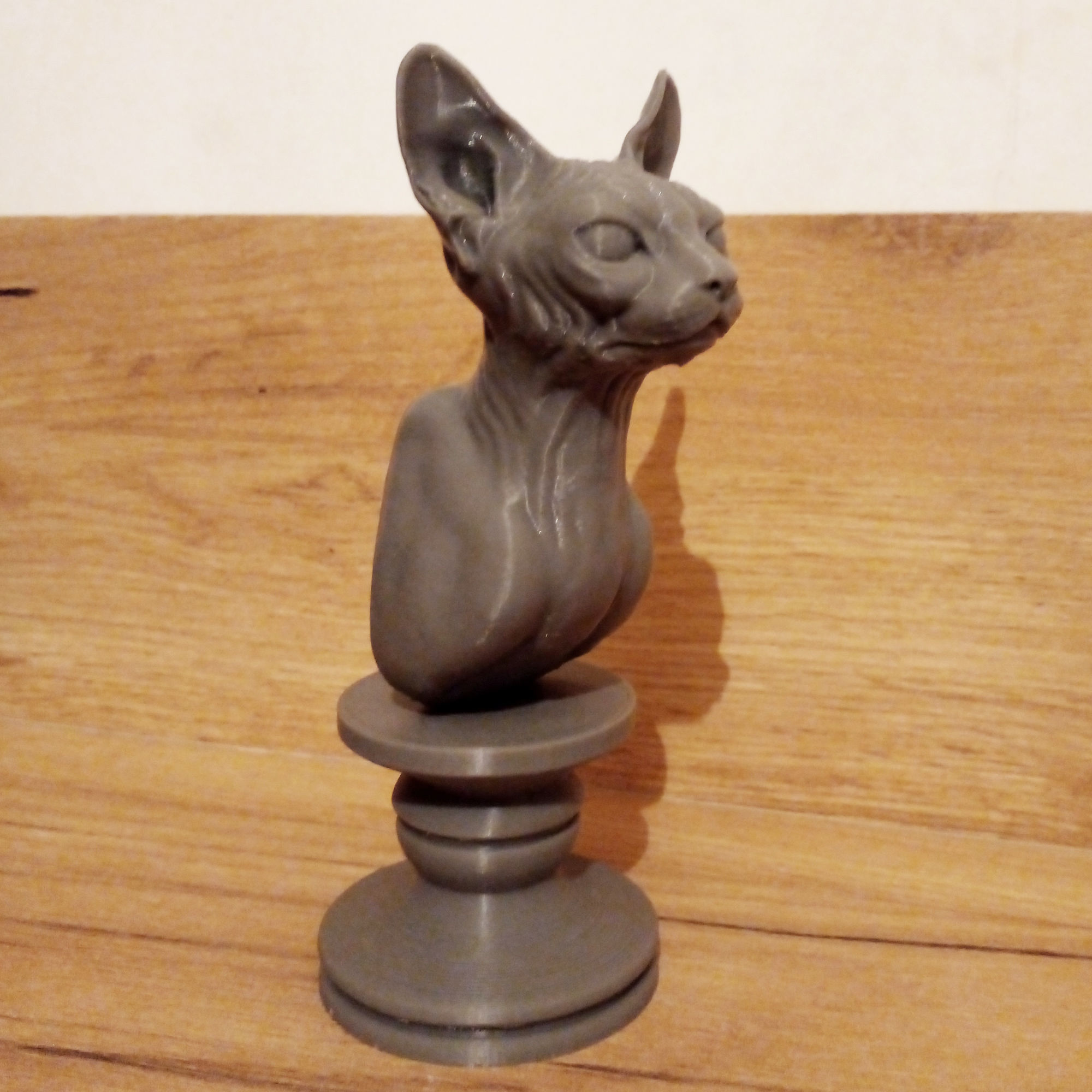 Sphynx cat bust 3D model 3D printable | CGTrader