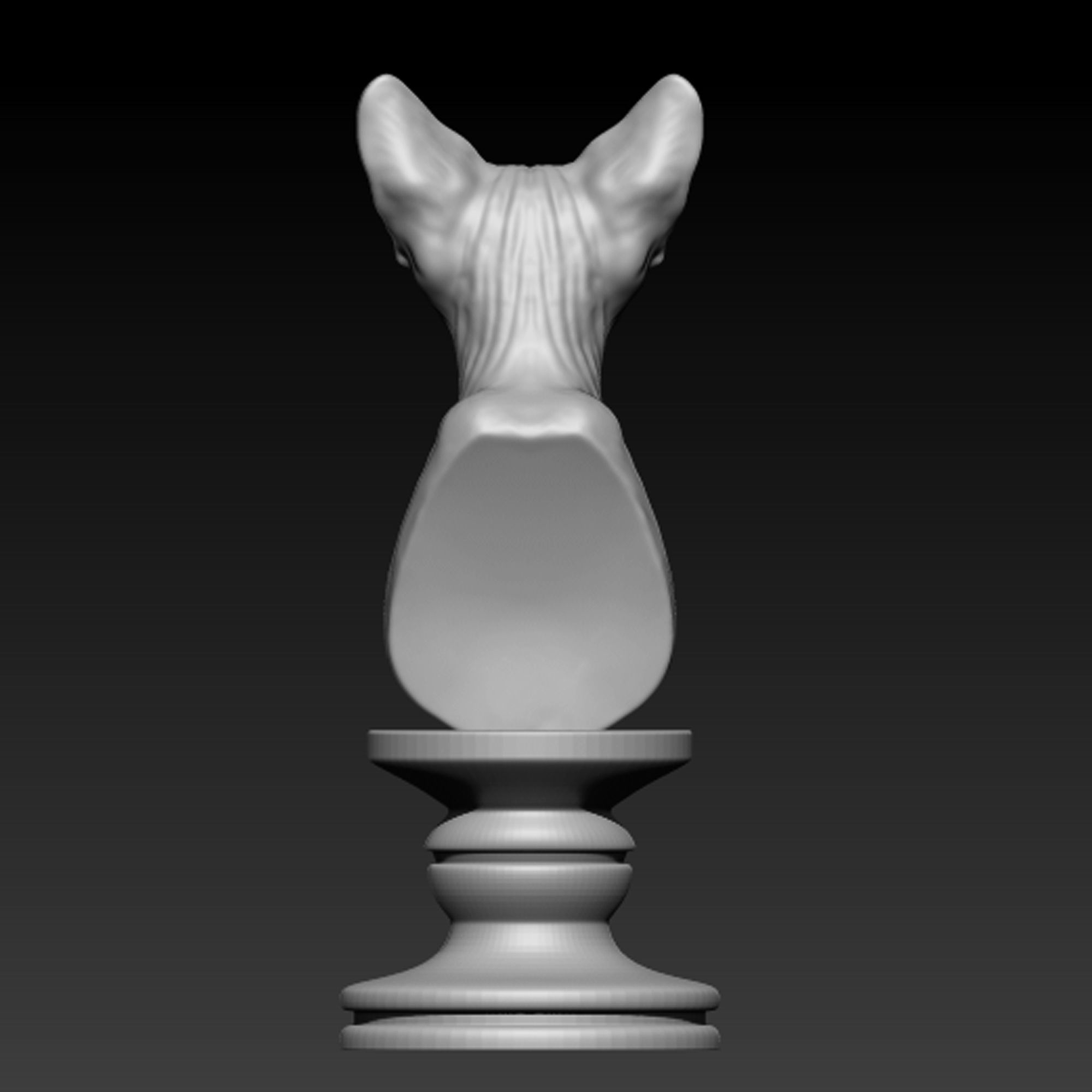 Sphynx cat bust 3D model 3D printable | CGTrader