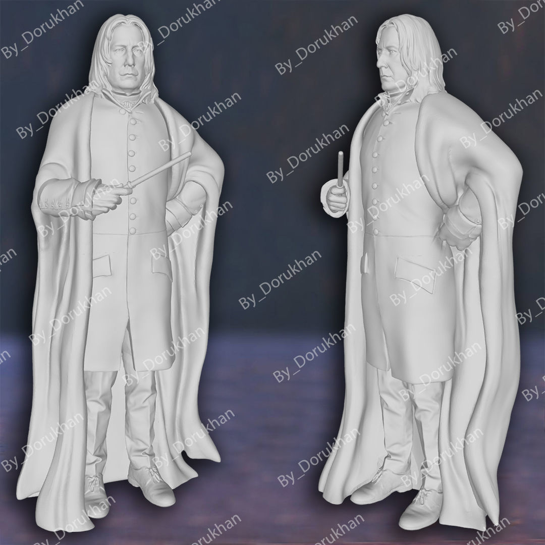 Alan Rickman Severus Snape Harry Potter 3D print model 3D model 3D ...