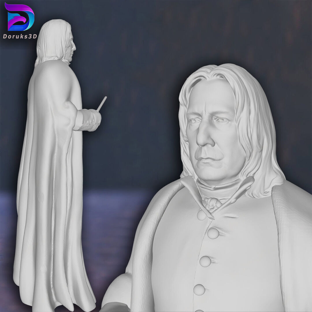 Alan Rickman Severus Snape Harry Potter 3D print model 3D model 3D ...