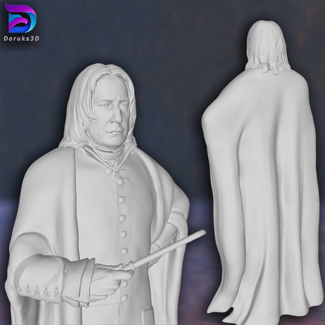 Alan Rickman Severus Snape Harry Potter 3D print model 3D model 3D ...