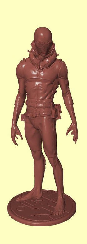 Hellboy Abraham Abe Sapien king legend Custom 3D Print Model 3D model ...