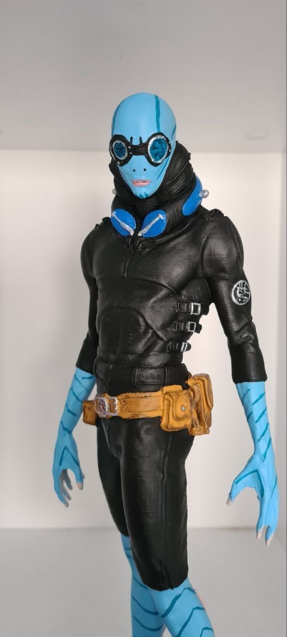 Hellboy Abraham Abe Sapien king legend Custom 3D Print Model 3D model ...