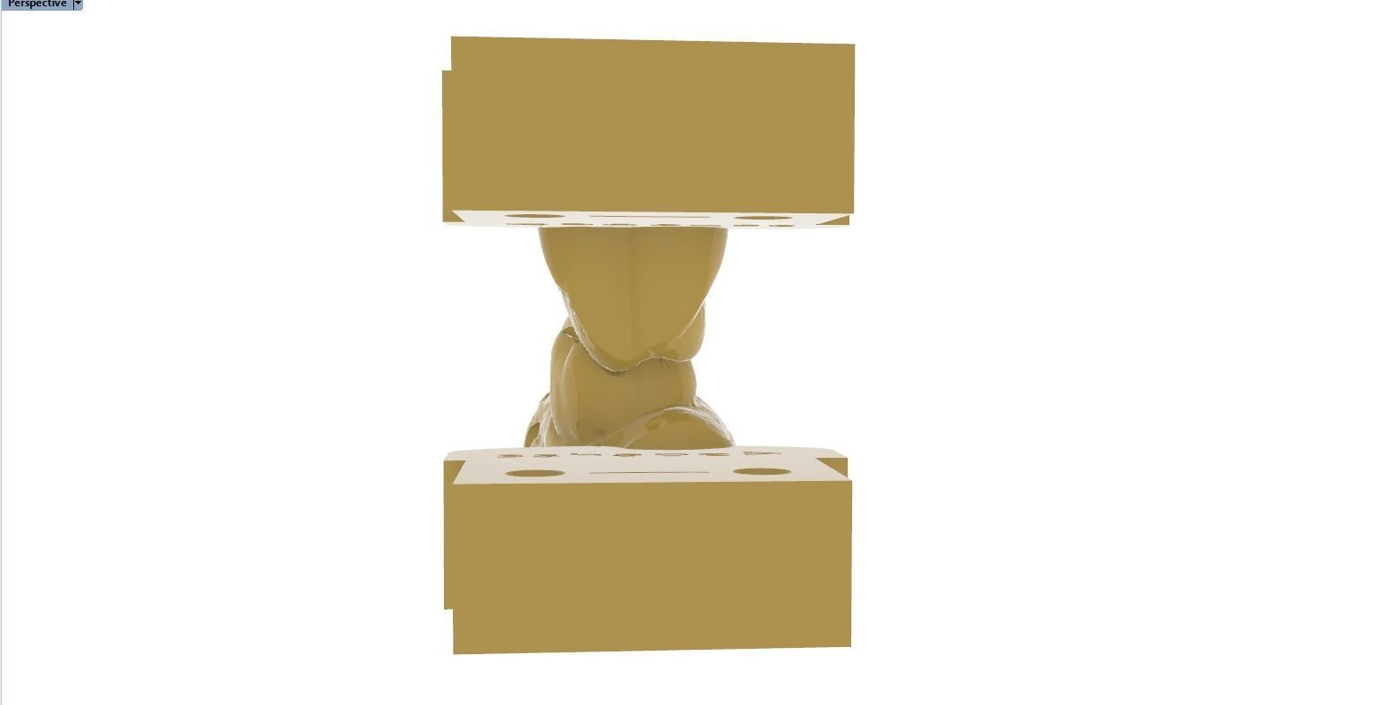 Digital Quadrant Model with iTero Articulator Interfaces 3D model 3D ...