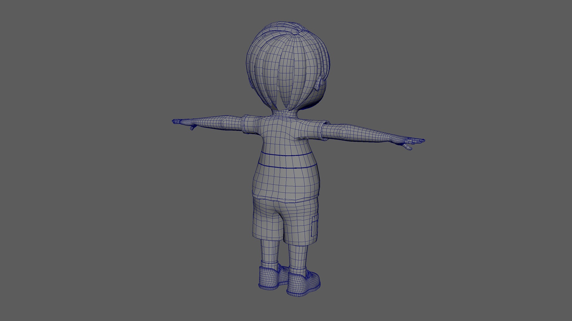 3D Cartoon Kid Character Nico Without Rig free VR / AR / low-poly 3D ...