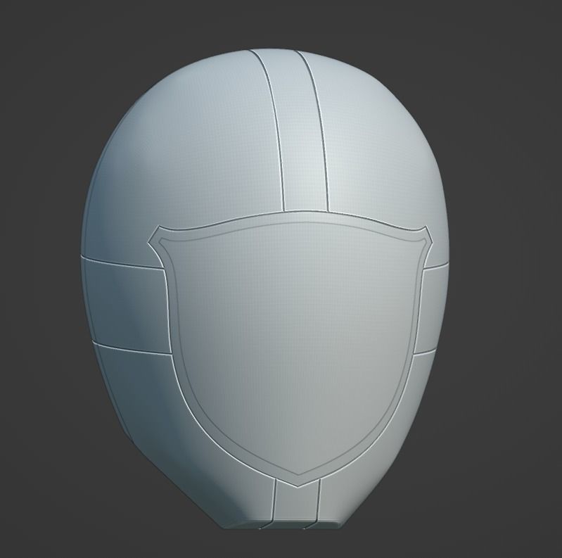 GoRed from Kyuukyu Sentai printable cosplay helmet 3D model 3D ...