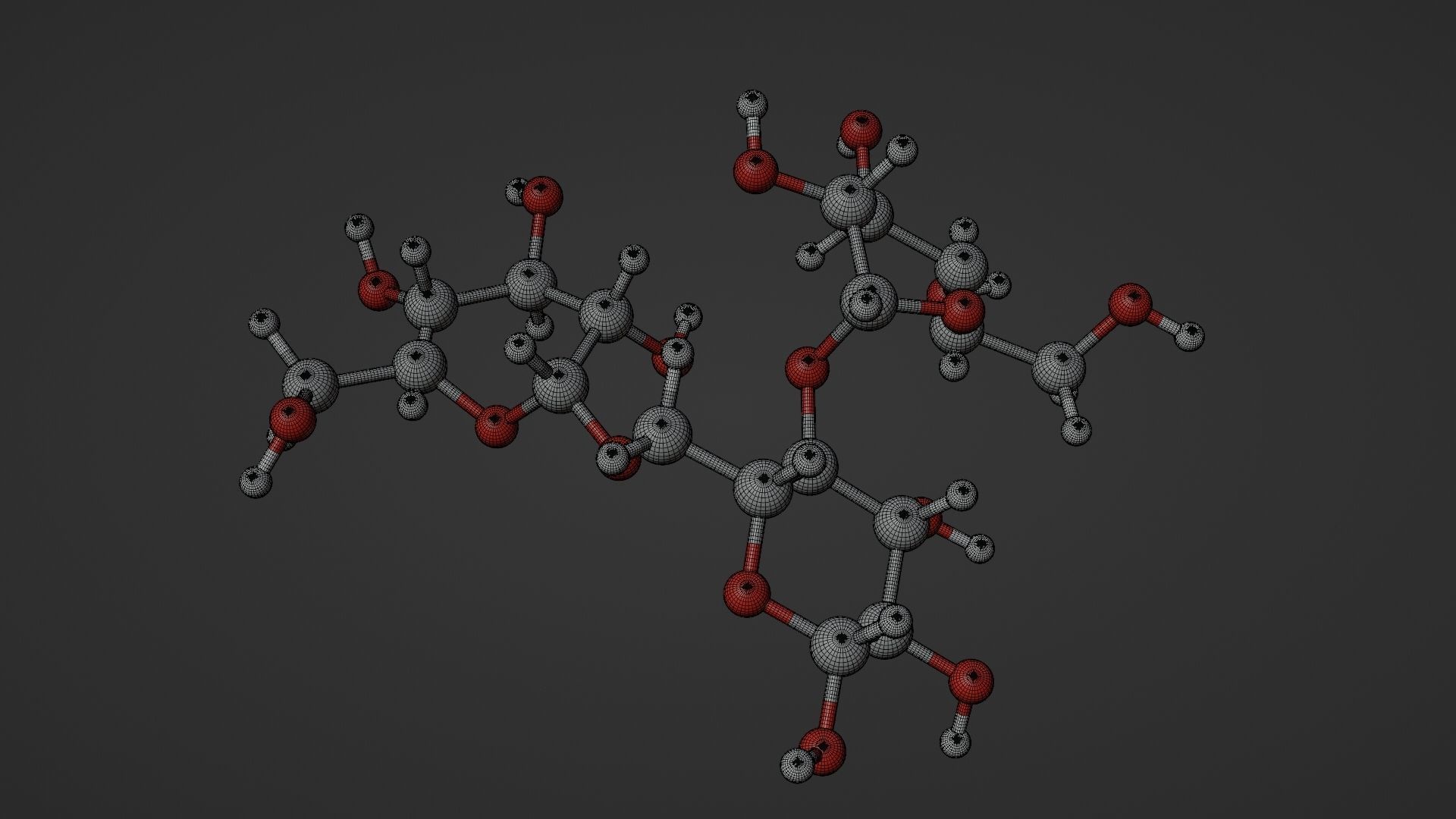 Molecular system 3D model | CGTrader