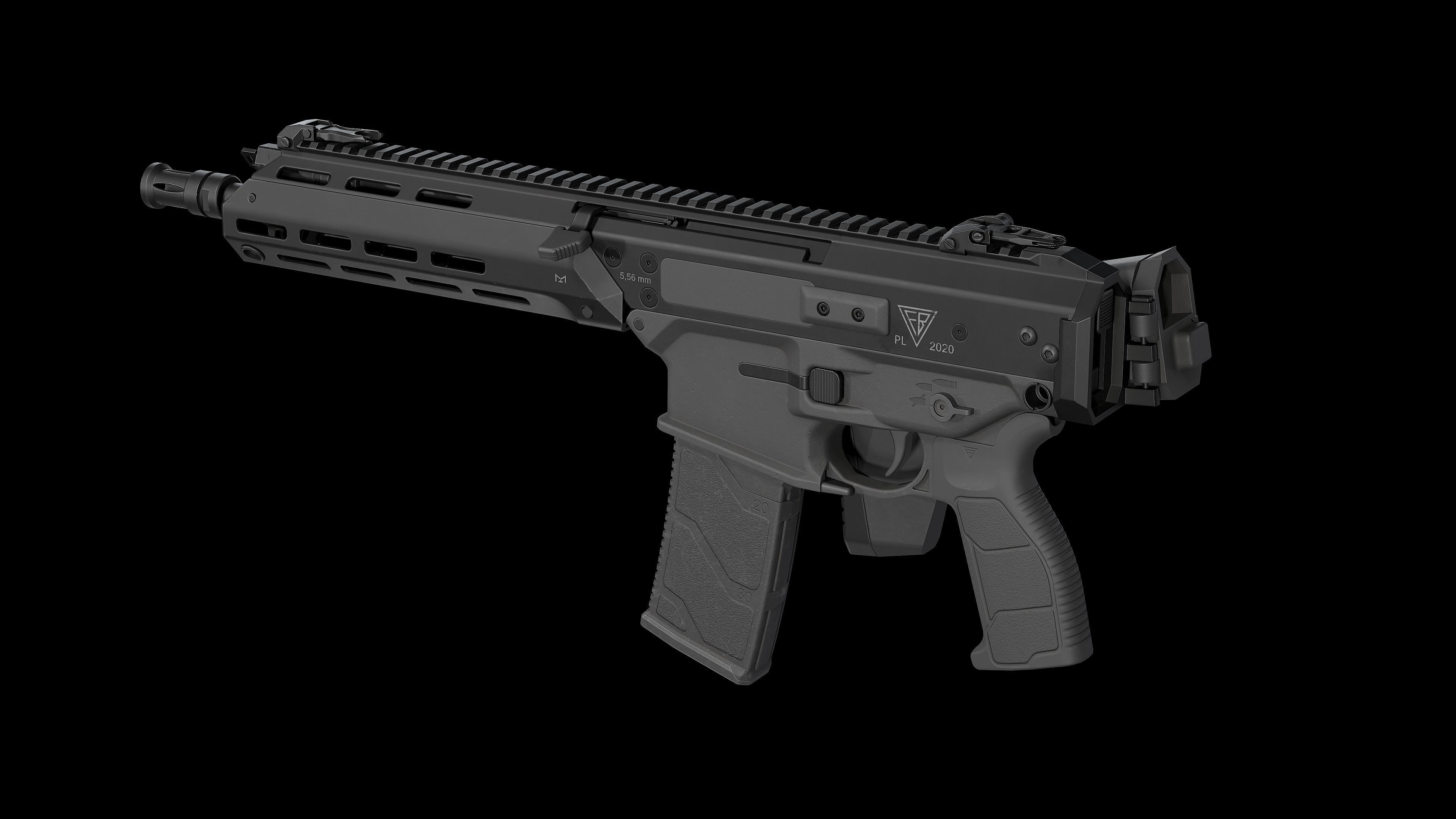3D model MSBS GROT Assault Rifle VR / AR / low-poly | CGTrader