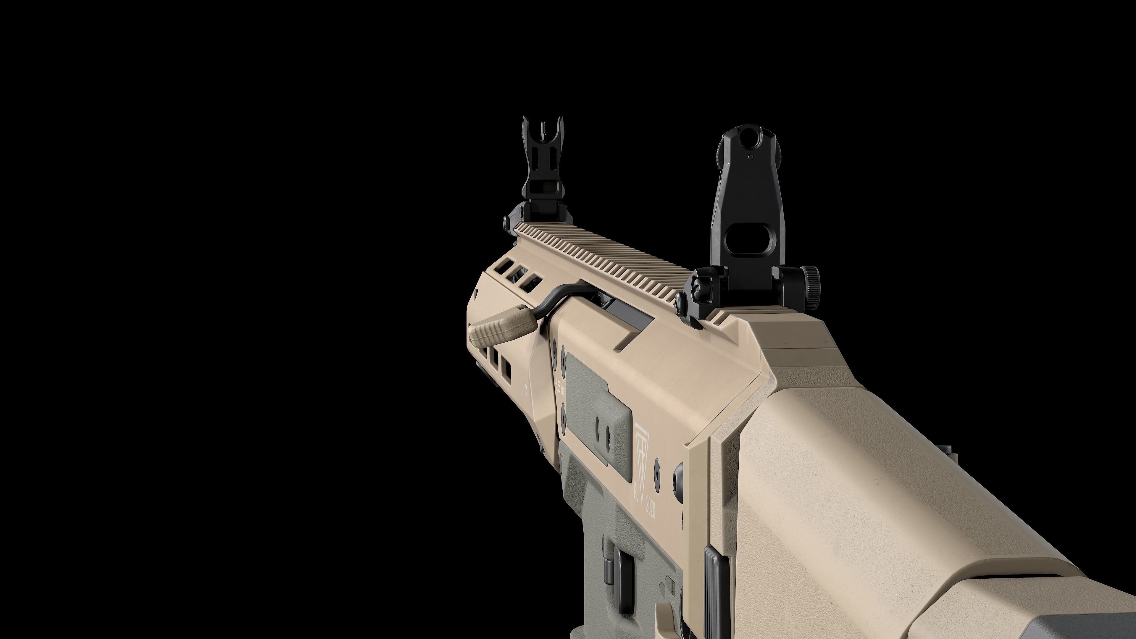 3D model MSBS GROT Assault Rifle VR / AR / low-poly | CGTrader